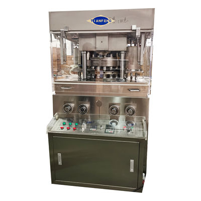 Two Layer Rotary Tablet Compression Machine With Forced Feeder