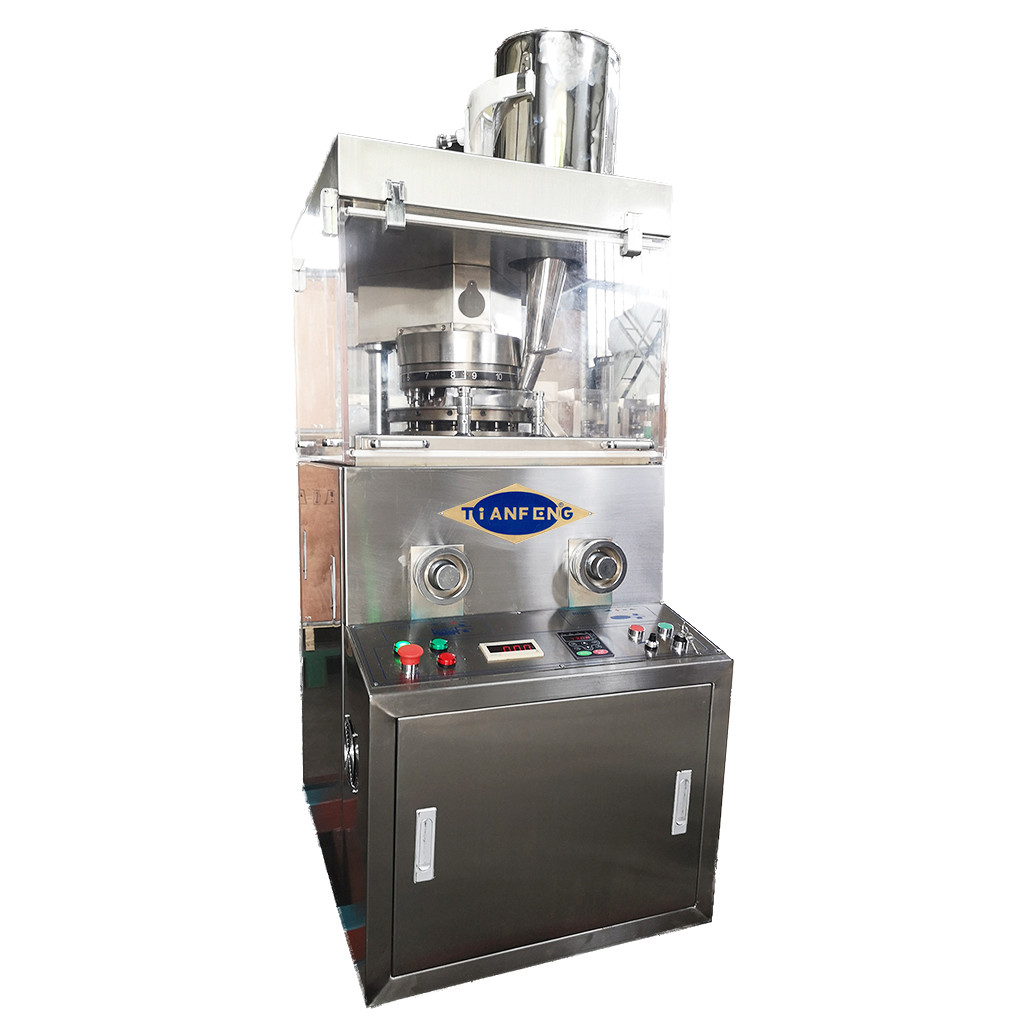 ZPW17D 42000 Pcs/Hour Desktop Bouillon Cube Pill Herbal Tablet Making ...