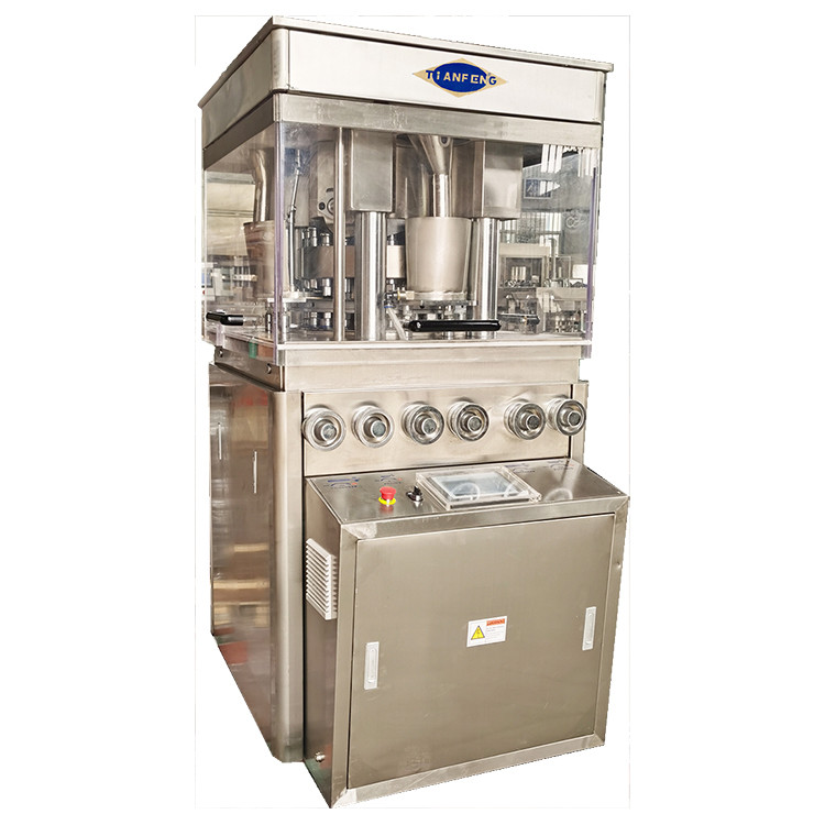 Electric Tablet Compression Machine With Force Feeder ZPW23 for three ...