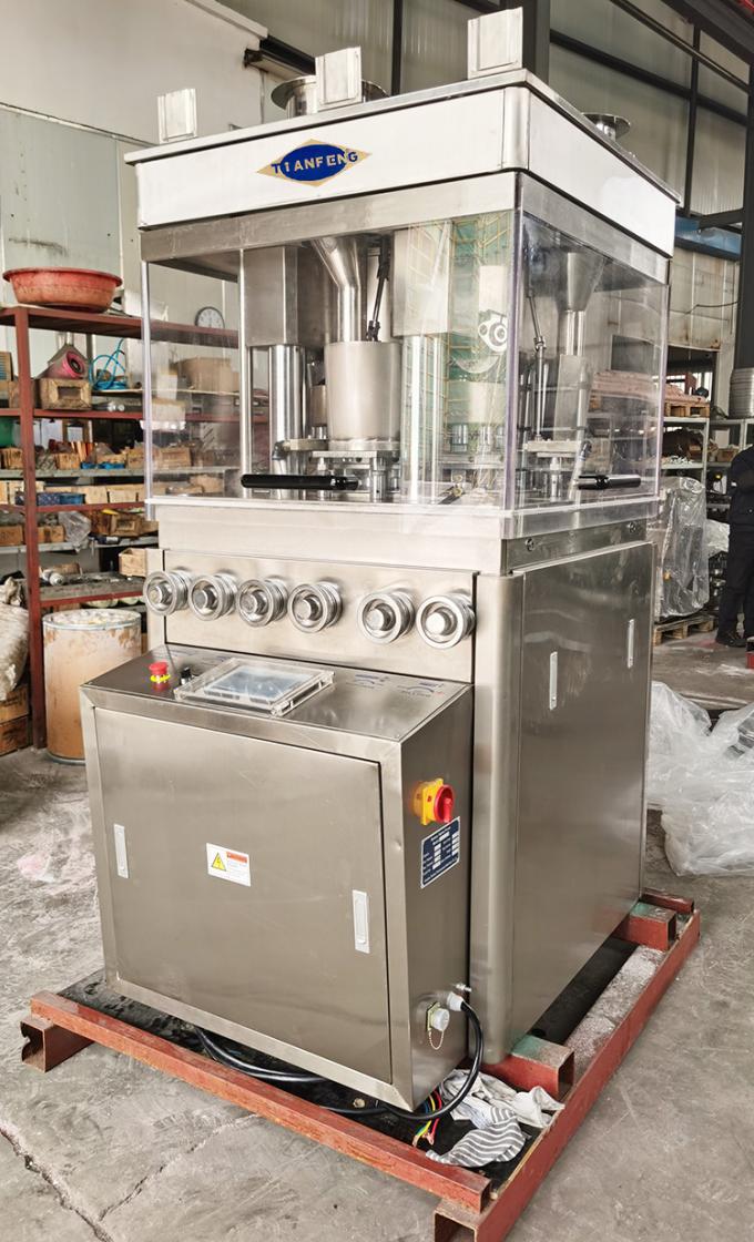Electric Tablet Compression Machine With Force Feeder ZPW23 for three ...