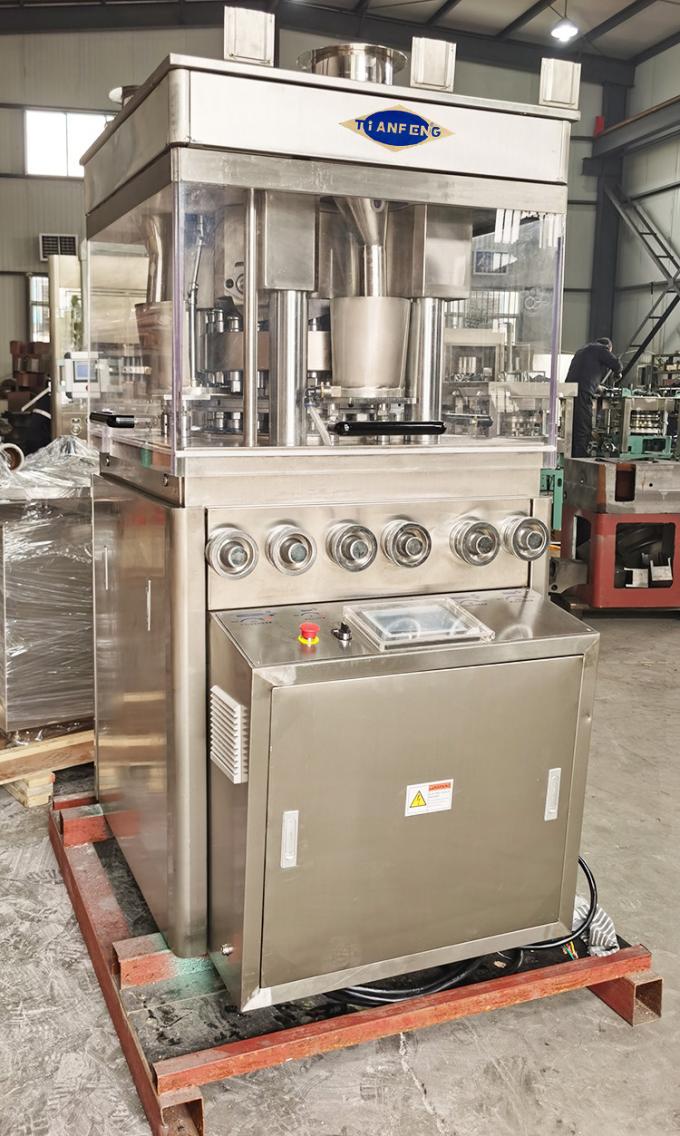 Electric Tablet Compression Machine With Force Feeder ZPW23 for three ...